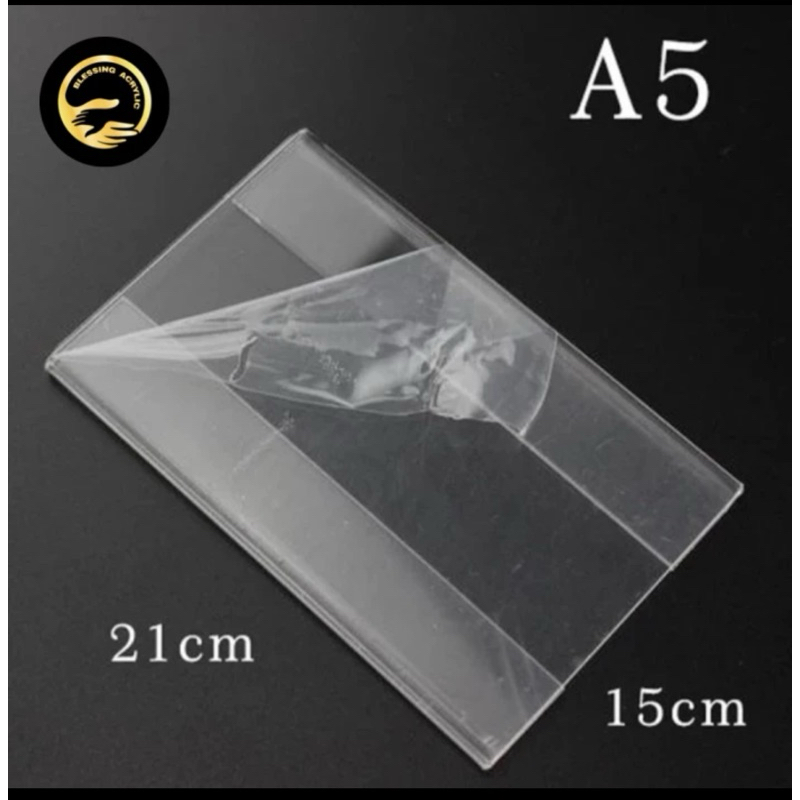 Jual acrylic akrilik pricetag/nametag/label nama produk A5 15x21cm 2mm ...