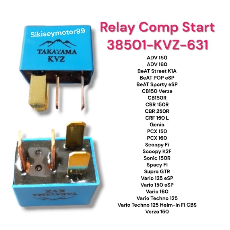 Jual RELAY STARTER KAKI 4 BEAT FI GENIO SCOOPY FI PCX 150 160 CBR 150 ...