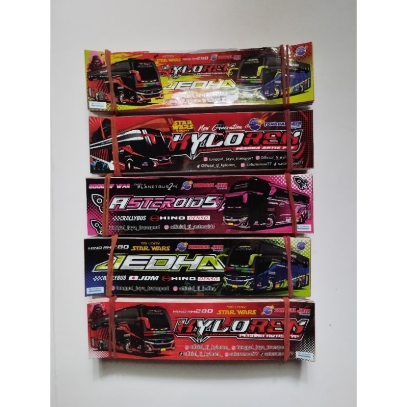 Jual Stiker Bus basuri Kyloren x jedha | Shopee Indonesia