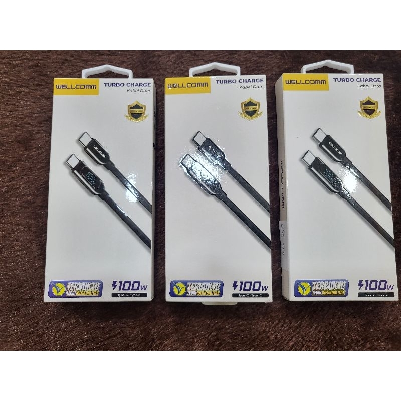 Jual Kabel Data C to C Turbo Charge 100 w | Shopee Indonesia