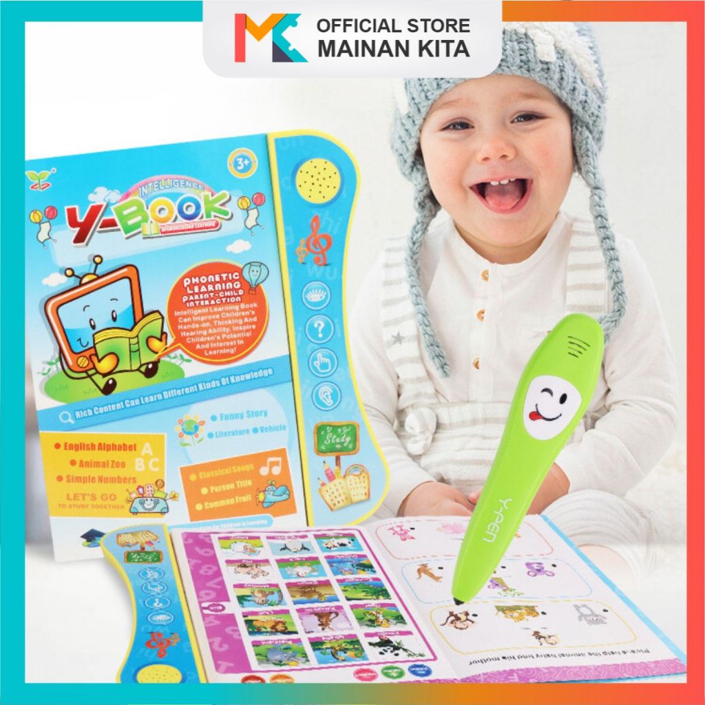 Jual MK408 Y Book Buku Edukasi Bersuara Anak - Buku Interaktif dengan E ...