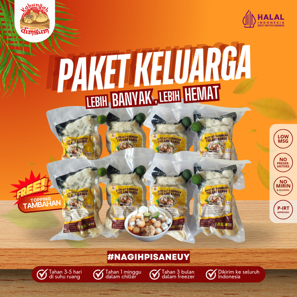 Jual KABUNGAH BASO ACI TULANG RANGU PAKET HEMAT BAKSO ACI HALAL ...