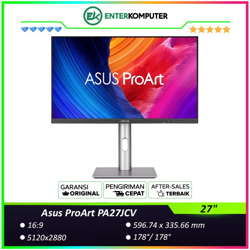 Jual Asus ProArt PA27JCV 27" 5K IPS HDR500 USB-C Professional Monitor ...
