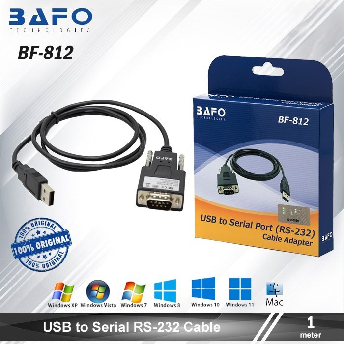 Jual Kabel BAFO BF-812 USB to Serial port RS232 | Shopee Indonesia