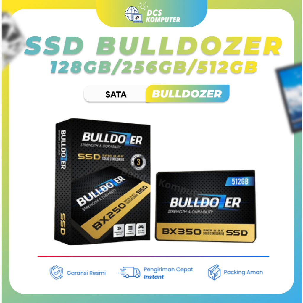 Jual SSD BULLDOZER 128GB/256GB/512GB SATA | Shopee Indonesia