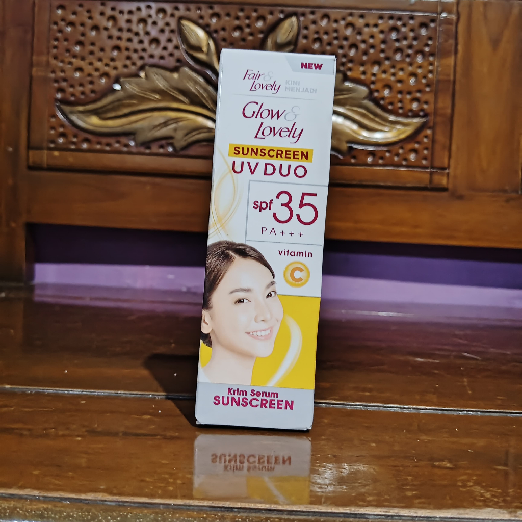 Jual Glow & Lovely Sunscreen UV DUO Spf 35 PA+++ 20g | Shopee Indonesia