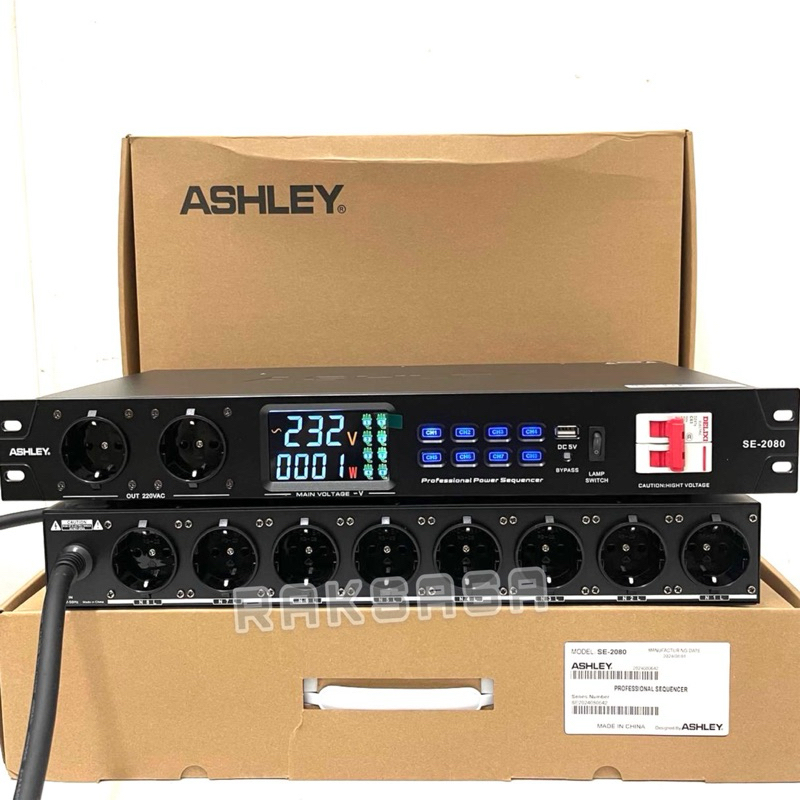 Jual power sequencer ashley Se2080 original ashley Se 2080 / se208 / se ...