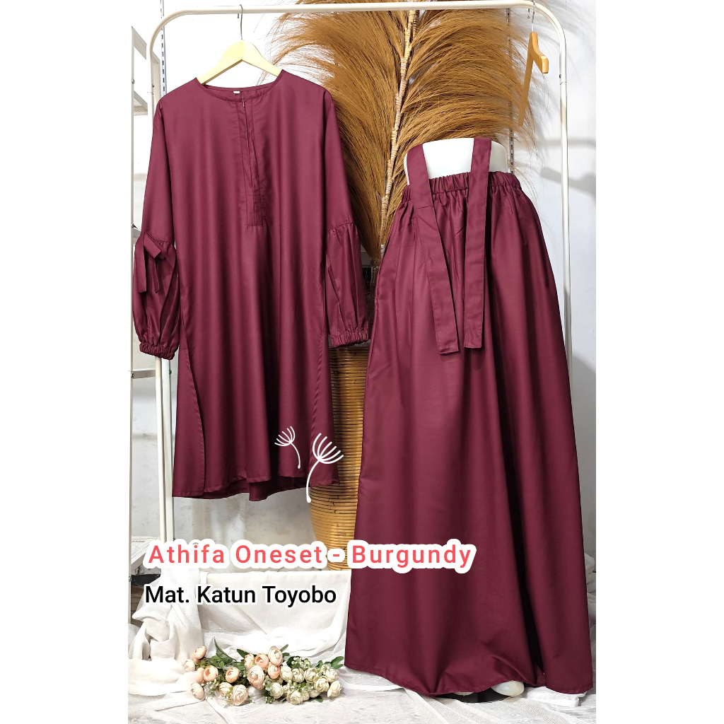 Jual Athifa OneSet Tunik Rok | Kurung malay | set turkey | seragaman ...