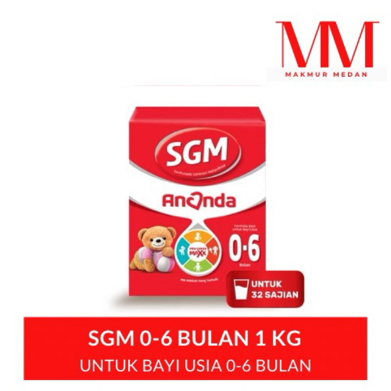 Jual SGM 0 - 6 BULAN ANANDA 1000 GR / 1 KG | Shopee Indonesia