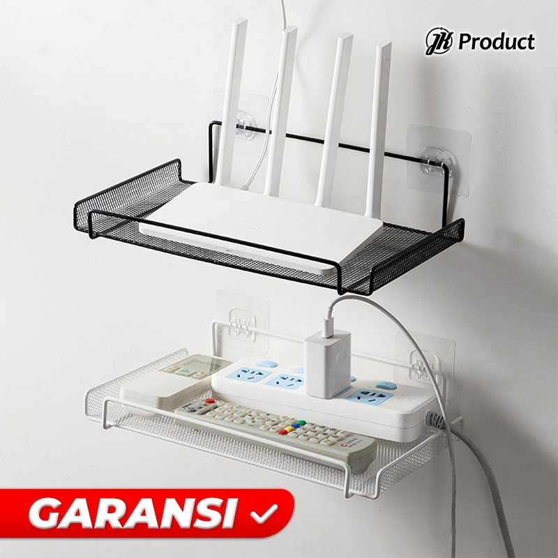 Jual Rak Besi Tempat Modem Router Wifi Buku Alat Tulis Gantung Tempel ...
