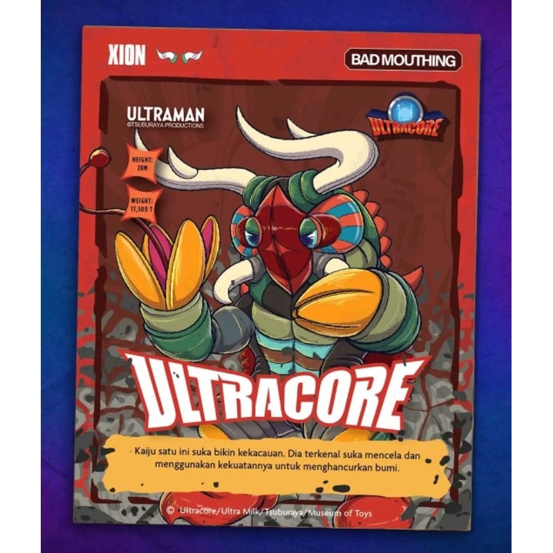Jual Secret Ultracore x Ultramilk Vol 1 ( KAIJU XION ) gantungan kunci ...