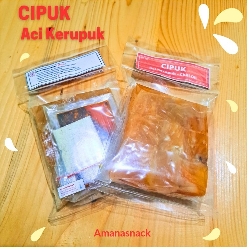 Jual CIPUK Aci Kerupuk bumbu chili oil, rujak, misdasem, kuah seblak ...