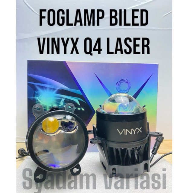 Jual ORIGINAL VINYX FOGLAMP BILED DOUBLE LASER Q4 LASER 3 inci LAMPU ...