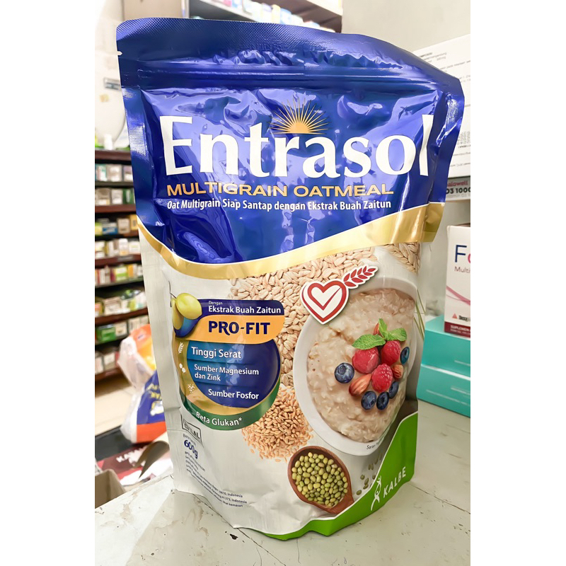 Jual ENTRASOL MULTIGRAIN OATMEAL 600 GR POUCH | Shopee Indonesia