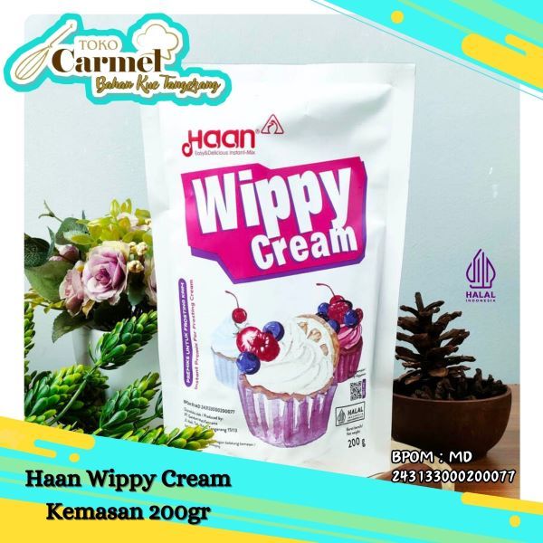 Jual HAAN Wippy Cream 200gr (Pouch) - Whipping Cream Bubuk Instant ...