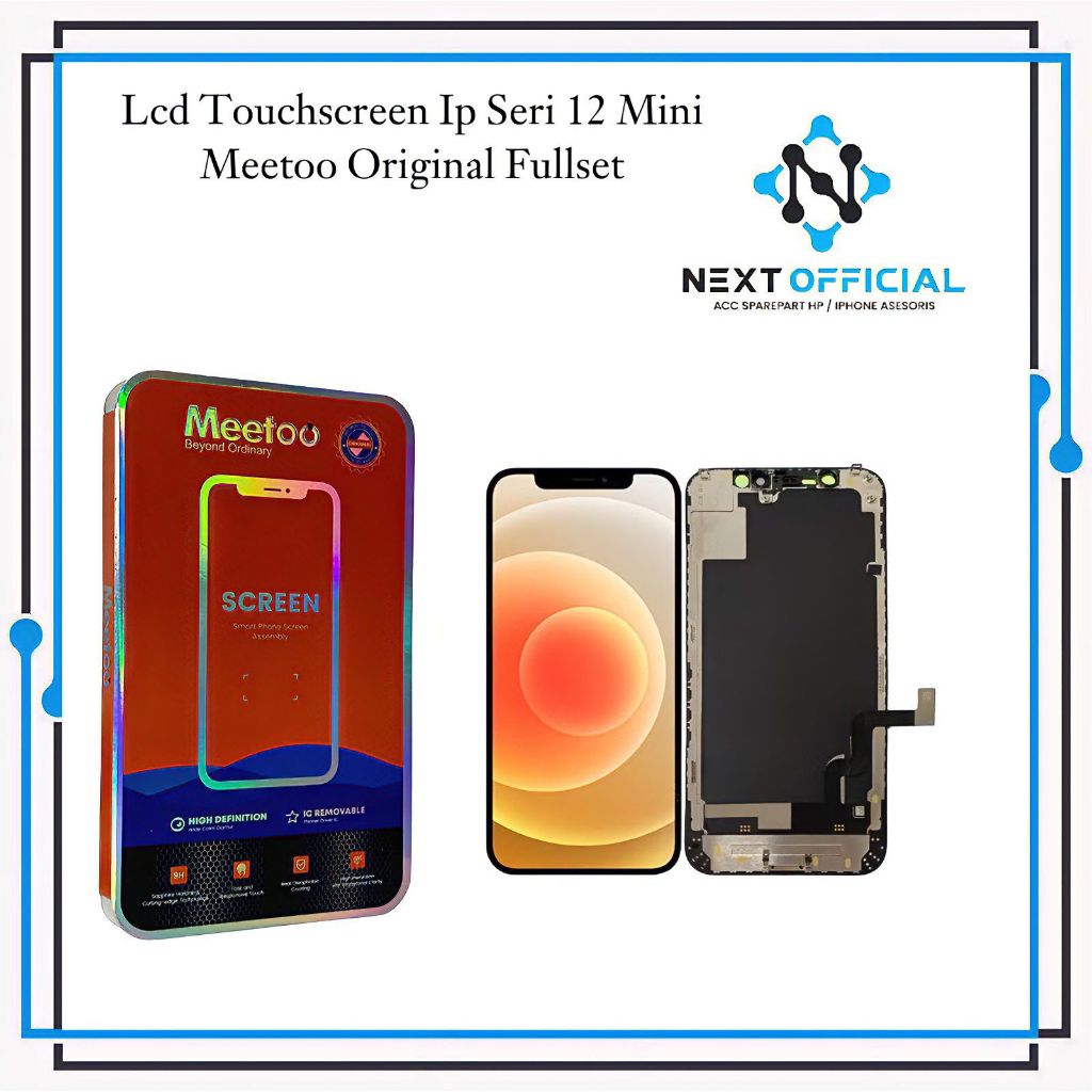 Jual Lcd + Touchscreen Ip Seri 12 Mini Meetoo Original Fullset | Shopee ...