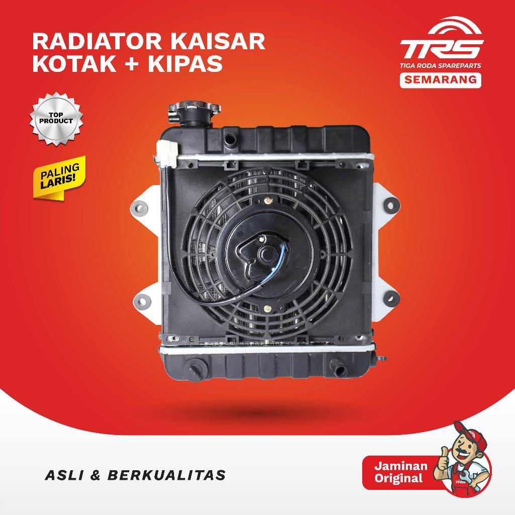 Jual TRS Radiator dan Kipas Radiator Motor Roda Tiga Kaisar Triseda ...