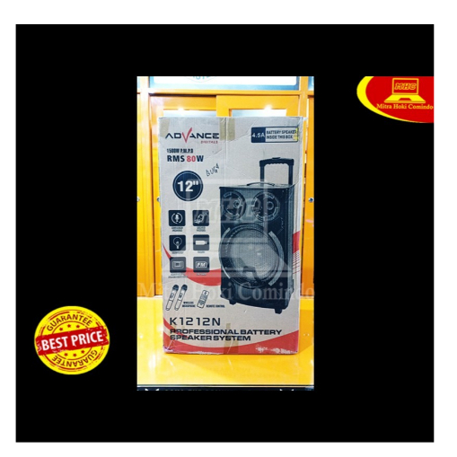 Jual Speaker Advance K1212N K1212-N Portable Bluetooth with 2 Mic ...