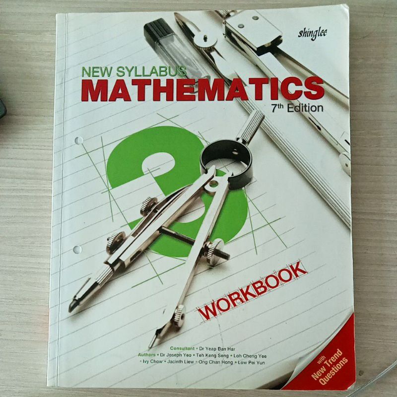 Jual New Syllabus Mathematics 7th Edition Workbook | Shinglee | Shopee ...