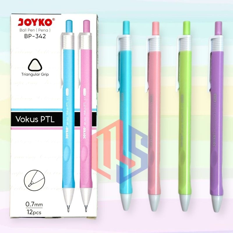 Jual Pulpen / Ballpoint Joyko Vokus Pastel BP-342 (Lsn) | Shopee Indonesia