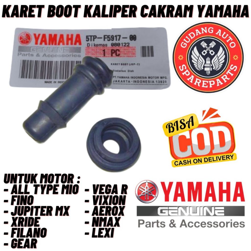 Jual Original YGP Karet Boot Kaliper Usus Cakram Yamaha Mio Jupiter MX Fino Xride Aerox Nmax ...