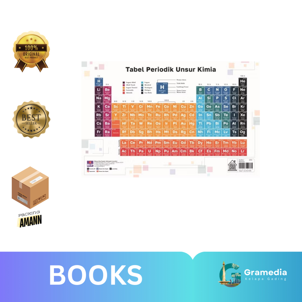 Jual Gramedia MKG - Tabel Periodik Unsur Kimia (Tim BIP) | Shopee Indonesia