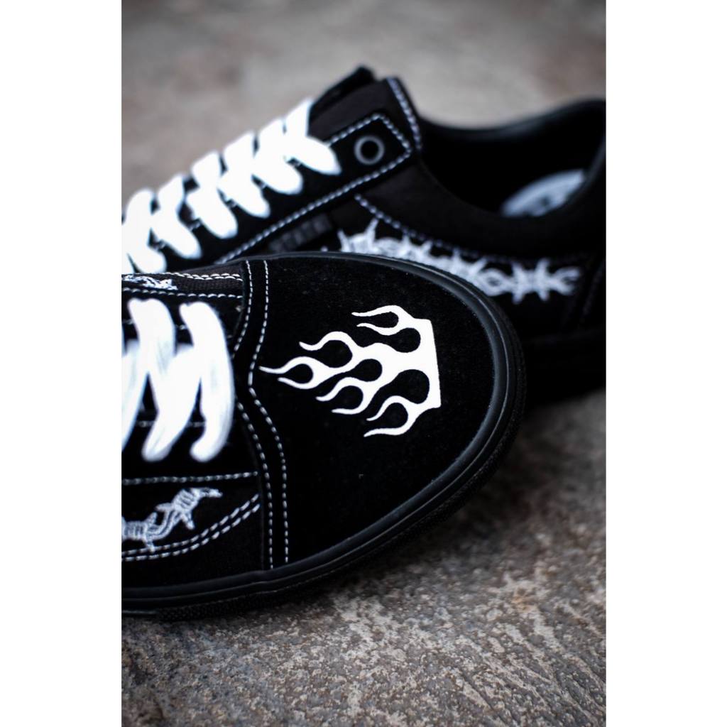 Jual Sepatu Vans Old Skool Pro Skate Elijah Berle Black [100% Original ...