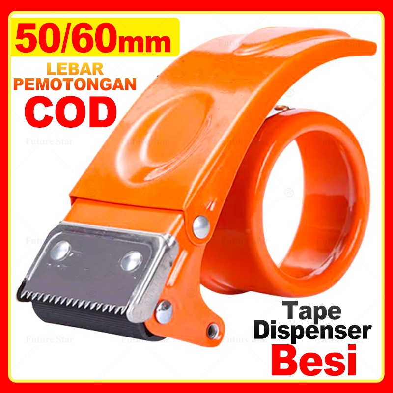 Jual Solasi Tape Dispenser Besi / Tape Cutter Manual / Pemotong Lakban ...