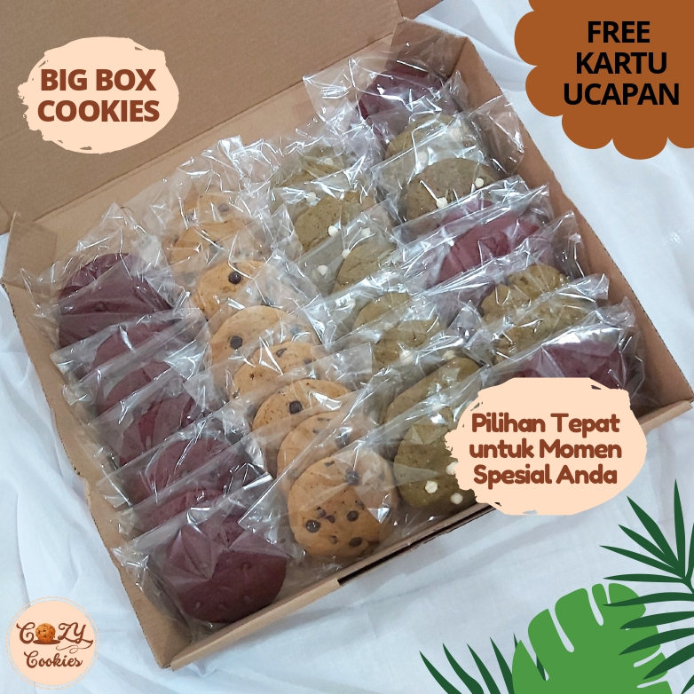 Jual Cozy.Cookies - Big Box Cookies Banyak Pilihan Isi | Soft Baked ...