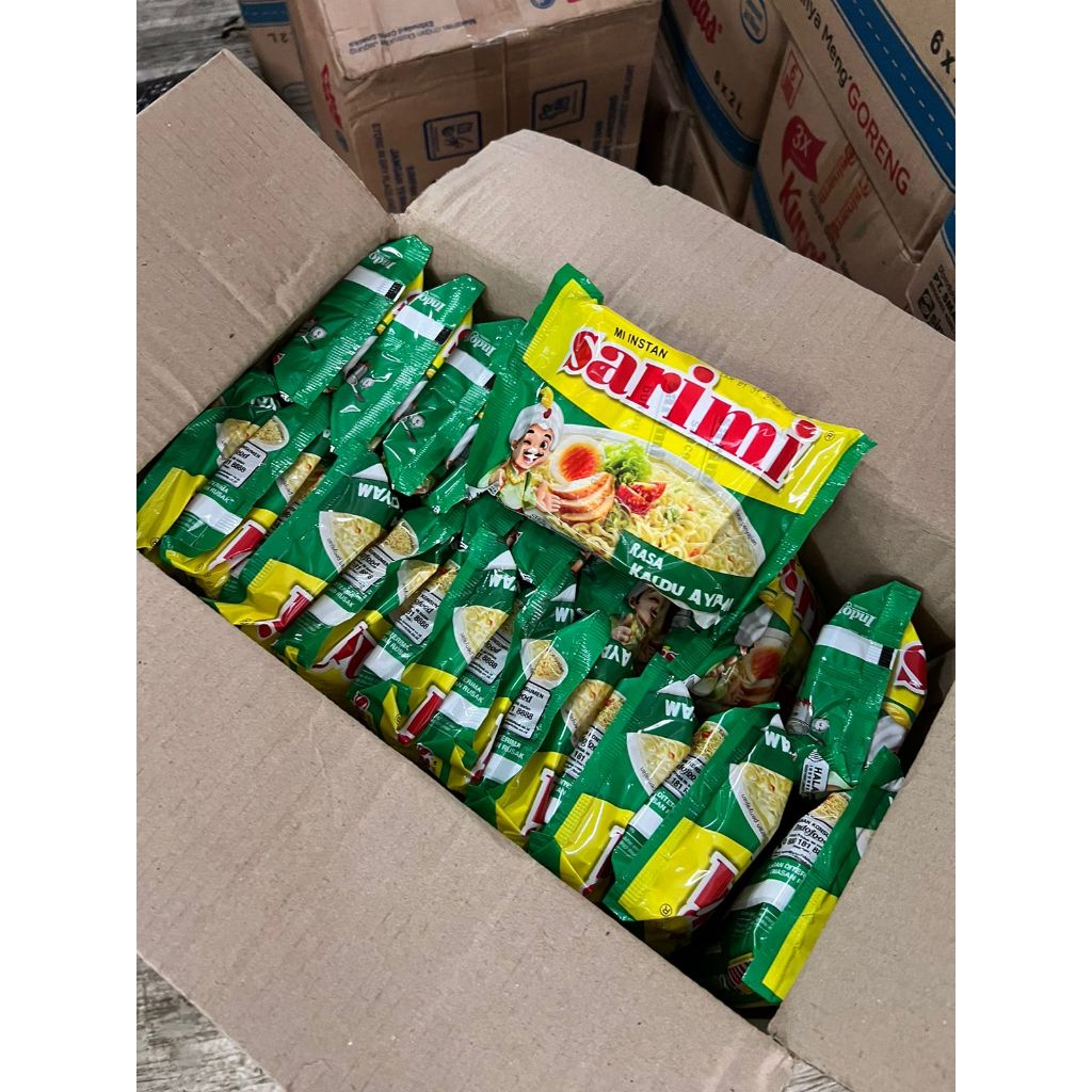 Jual Mie Instan Sarimi Kuah Kaldu Ayam 1 Dus Isi 40 | Shopee Indonesia