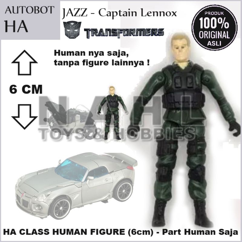 Jual Figure Captain Lennox - Lepasan Transformers Human Alliance Jazz ...