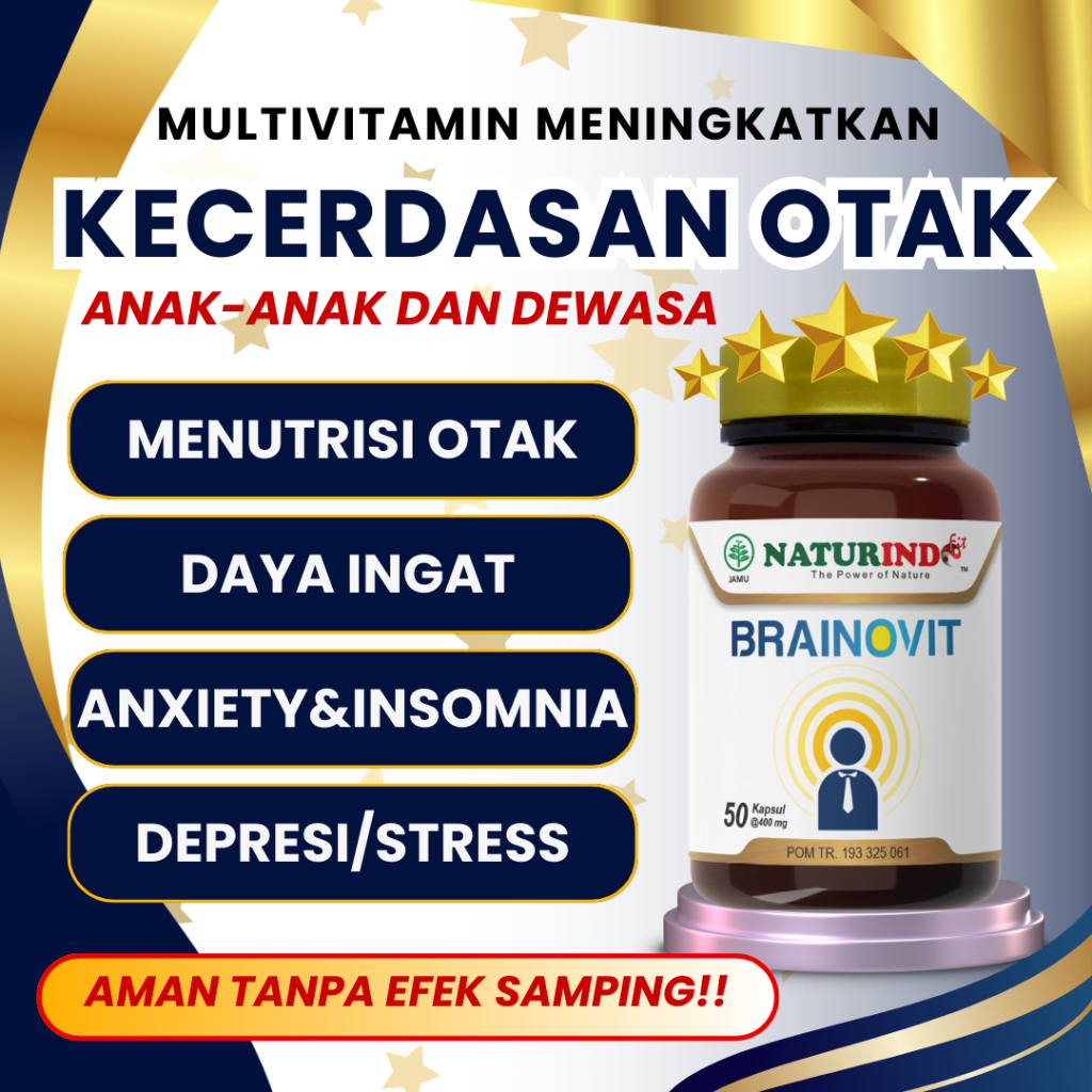 Jual Vitamin Otak Nutrisi Otak Obat Anti Depresan Herbal Meningkatkan ...