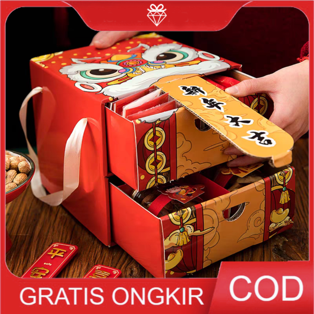 Jual Giftbox Imlek Model Laci - Kotak Kado Chinese New Year GB241 ...