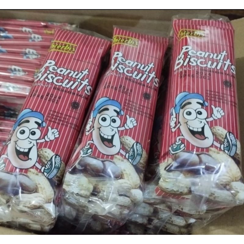 Jual Biskuit Interbis Cracker Peanut kemasan 1Renceng isi 10pcs ...
