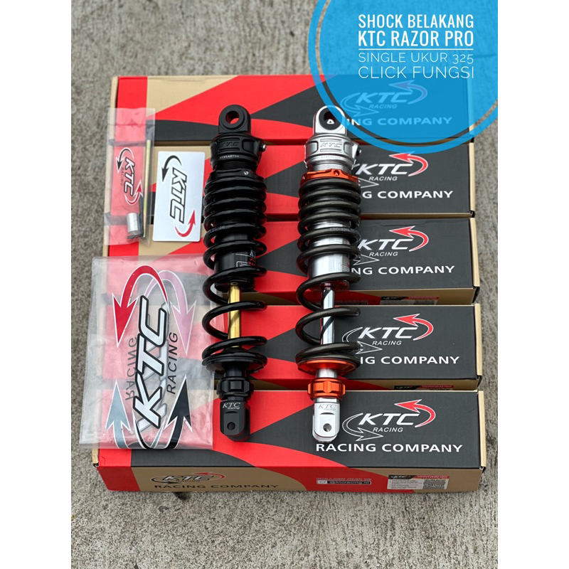 Jual Shock ktc razor pro click fungsi single ukur 325 metik | Shopee ...