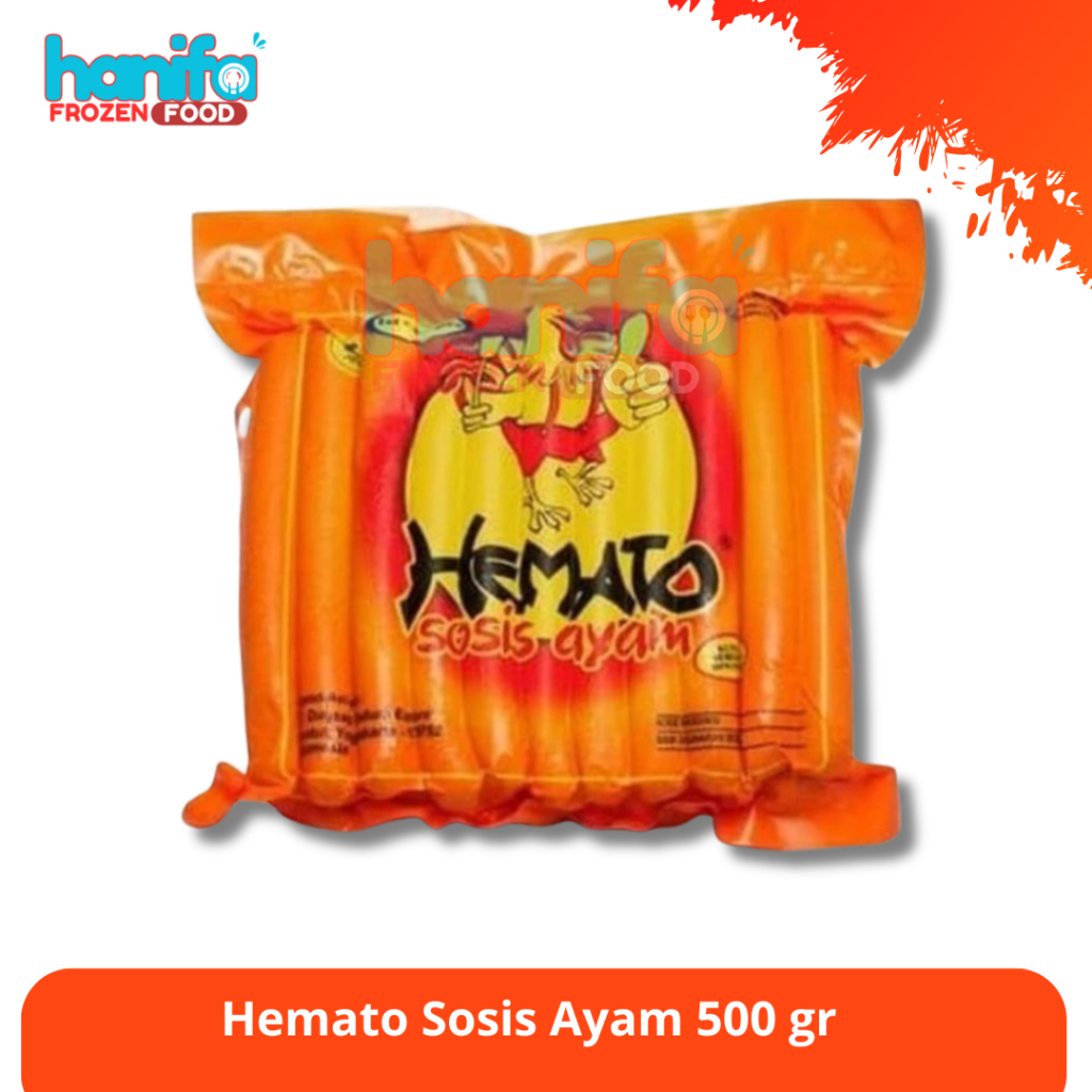 Jual Hemato Sosis Ayam 500 Gr Isi 8 Pcs Frozen Food Sosis Bakar ...