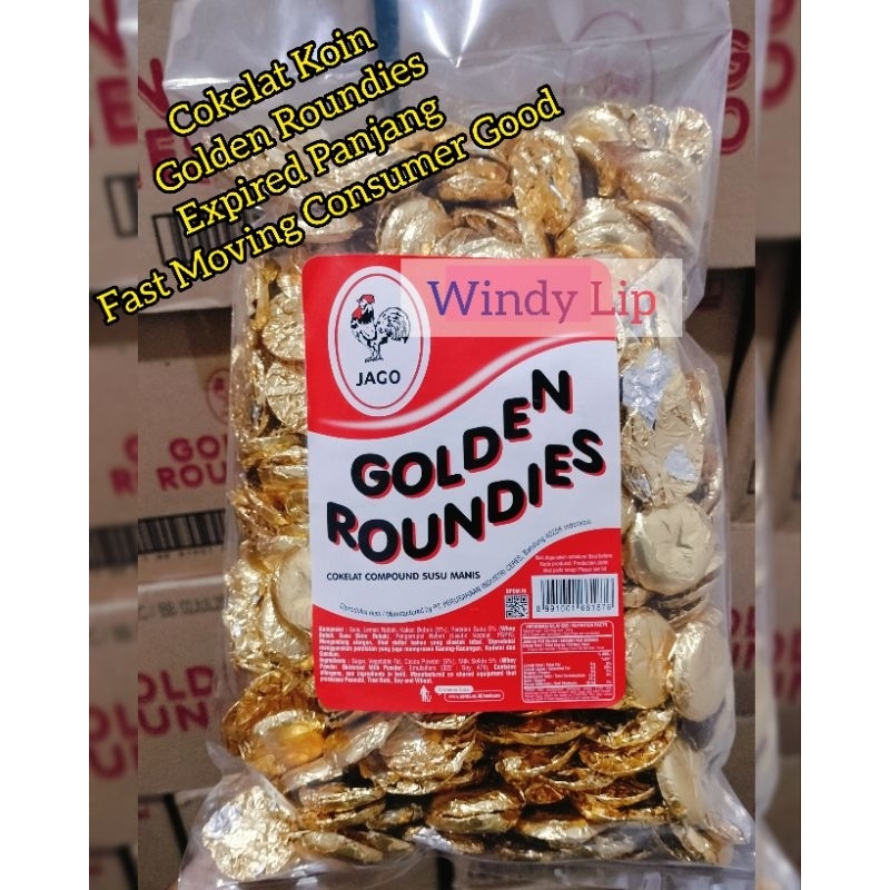 Jual Cokelat Koin Golden Roundies Kiloan 1 Kg Cokelat Jago | Shopee ...