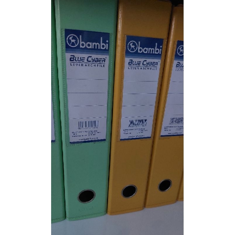 Jual Bambi folder PVC Lever Arch File 1010 ukuran folio | Shopee Indonesia