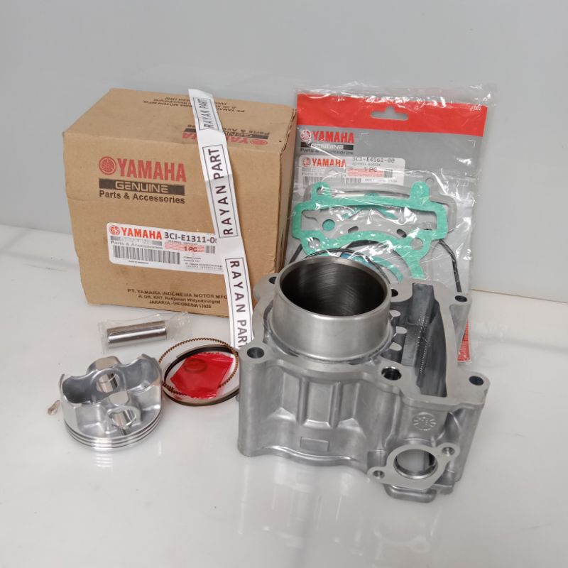 Jual blok seher Vixion lama komplit piston kit 3Ci | Shopee Indonesia