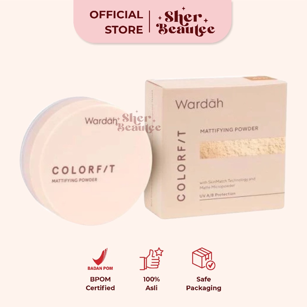 Jual Wardah Colorfit Mattifying Powder - Bedak Tabur Dengan SPF 30PA ...