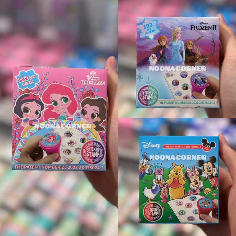 Jual Ohsome x Disney‼️ Sticker Stamp (192pcs) Disney Collections ...