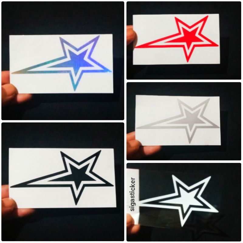 Jual Sticker bintang cutting stiker motor, mobil, helm | Shopee Indonesia