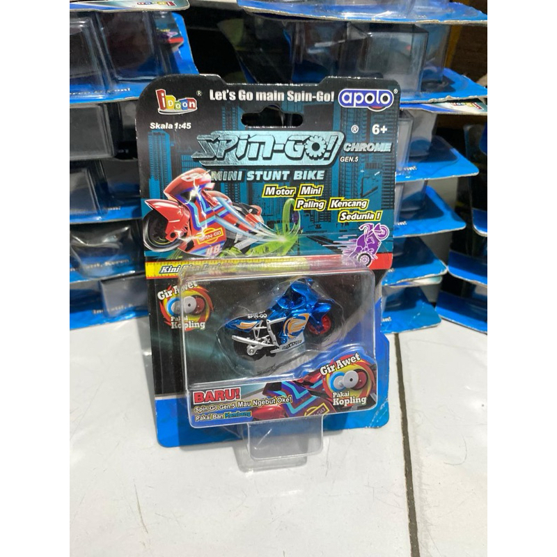 Jual spin go - gen 5 (blue orange) | Shopee Indonesia