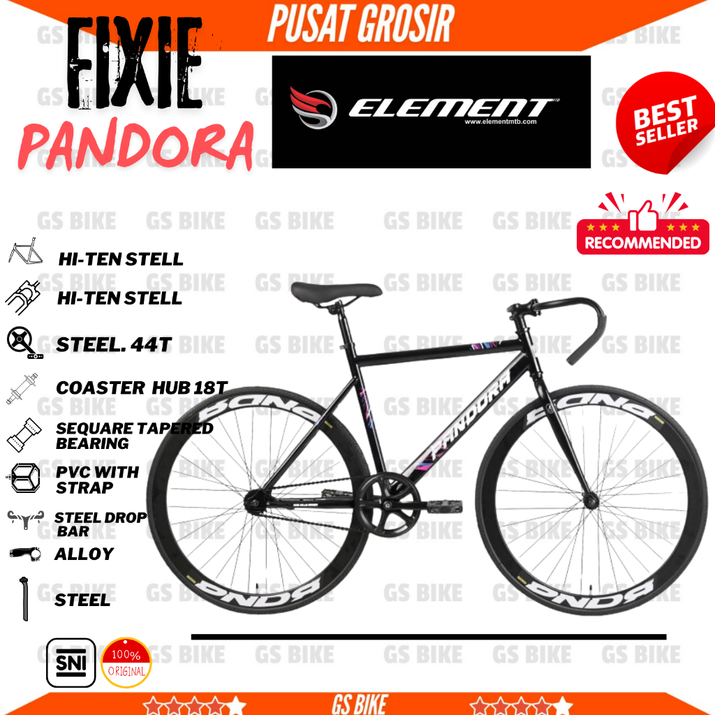 Jual SEPEDA FIXIE ELEMENT POLIS FX PANDORA | Shopee Indonesia
