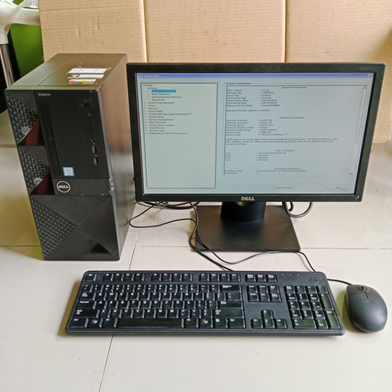 Jual PAKET KOMPUTER MERK DELL/PC DELL VOSTRO TWR CORE I5 7400 RAM 8GB ...