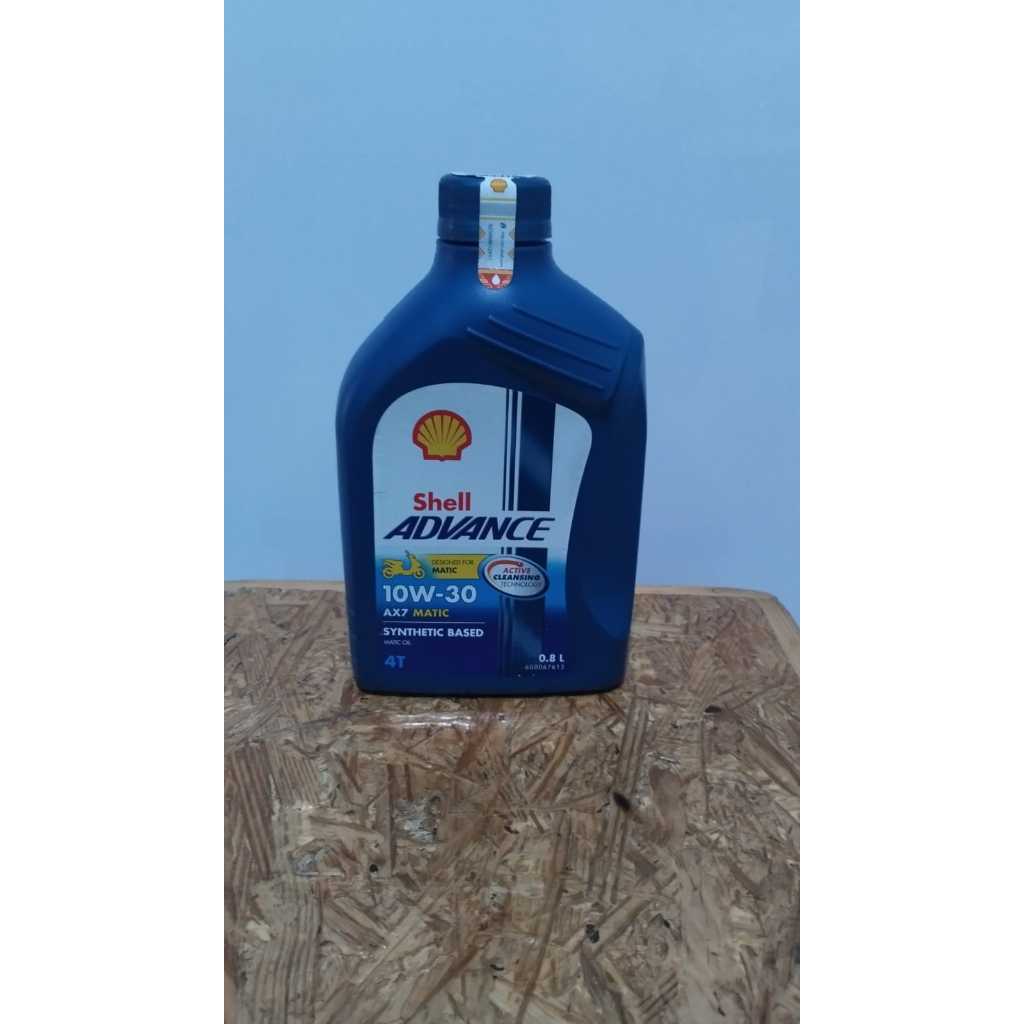 Jual Oli Shell Matic Advance AX7 Scooter 10W/30 0.8L - Oil Matic Shell ...