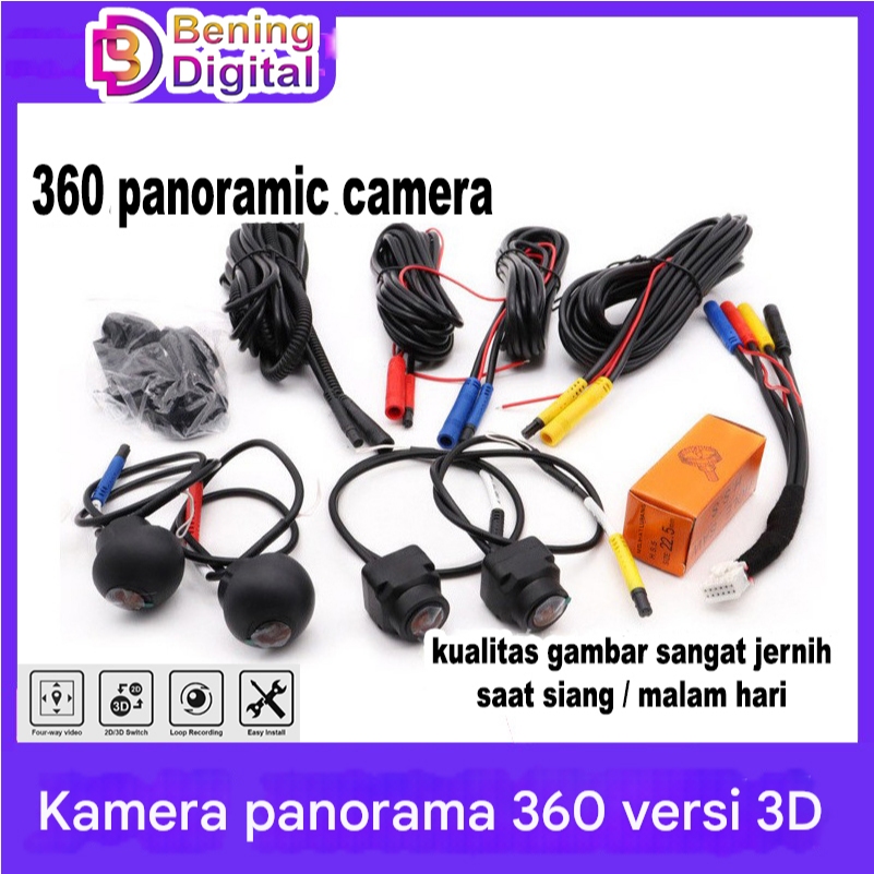 Jual ORIGINAL CAR KAMERA 360 3D MOBIL RESOLUSI TINGGI BIRDVIEW KAMERA ...