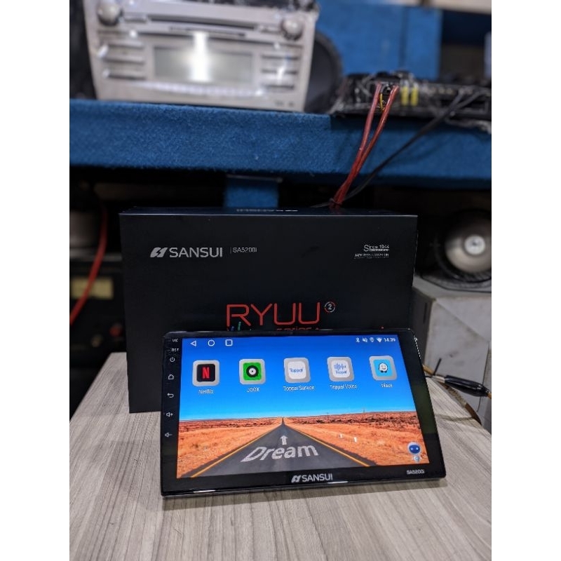 Jual head unit android ukuran 9 inch merk SANSUI SPESIFIKASI 4/64GB ...