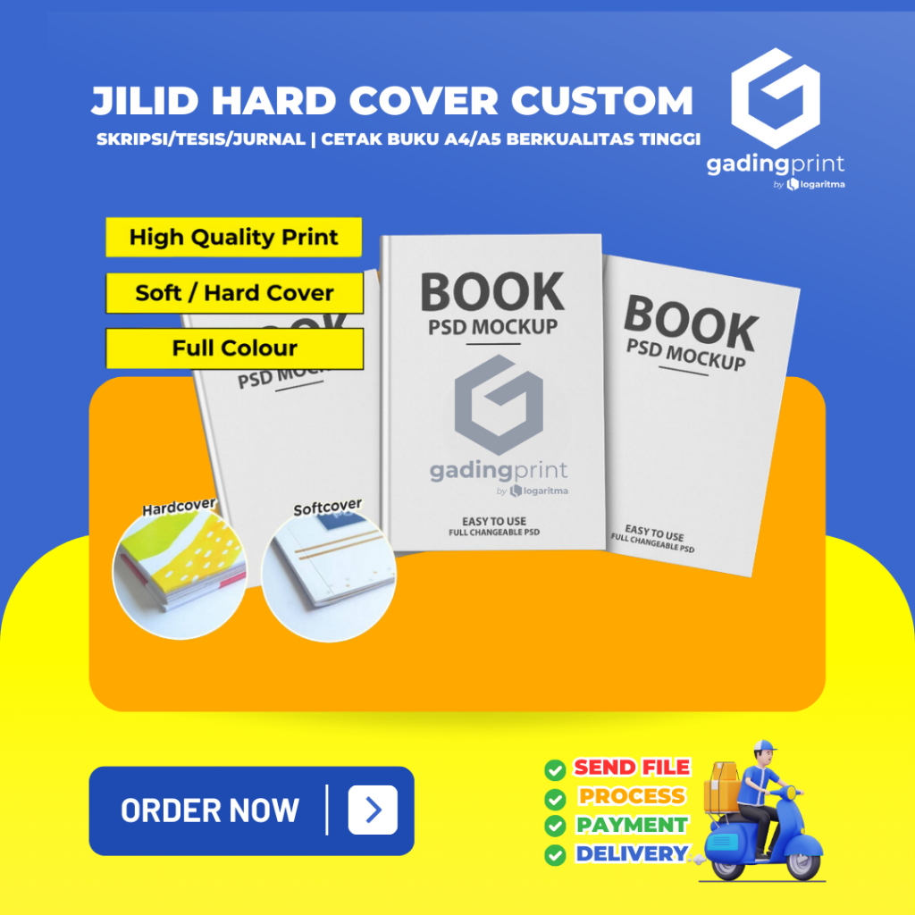 Jual Jilid Hard Cover Custom - Skripsi/Tesis/Jurnal | Cetak Buku A4/A5 ...