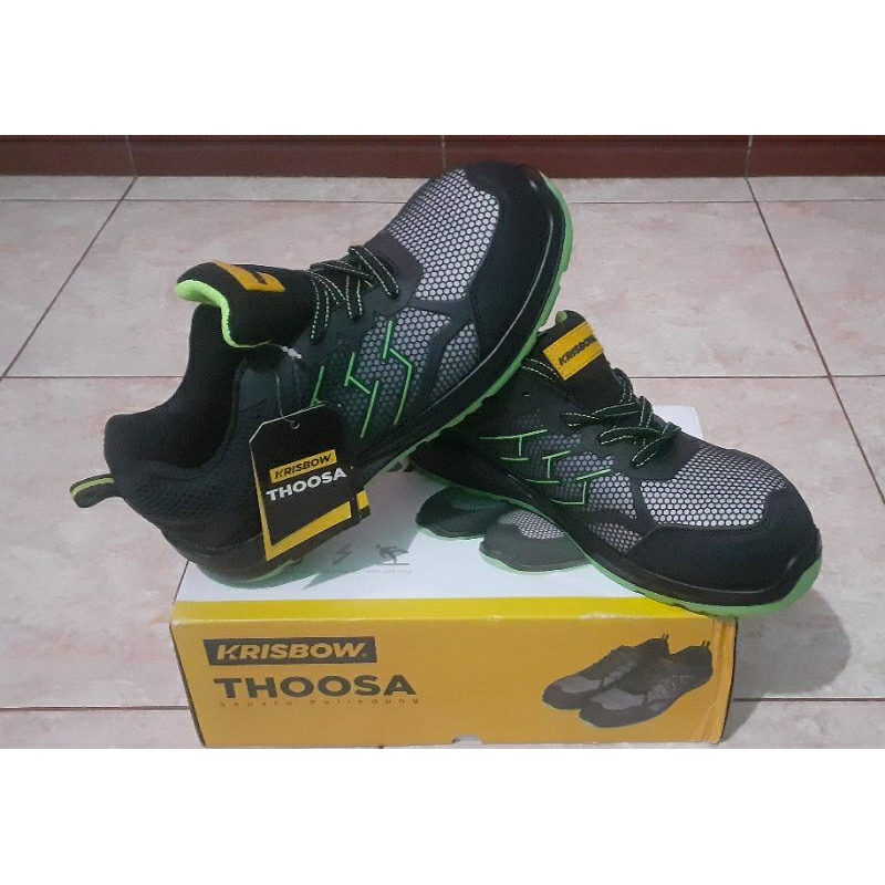 Jual Sepatu Safety Krisbow Thoosa | Shopee Indonesia